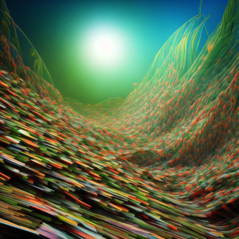 Green Technology Recycling Center with Machines Sorting Electronic Waste, Generative Ai Stock ...