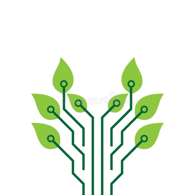 Green Technology Vector Icon Stock Vector - Illustration of collection ...