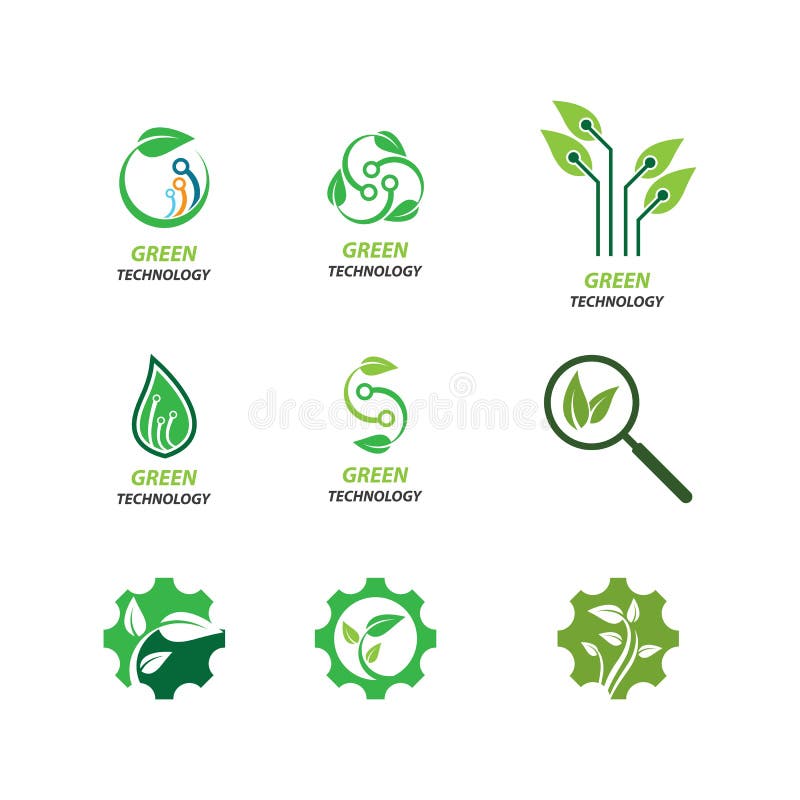 Green Technology Vector Icon Stock Vector - Illustration of symbol ...