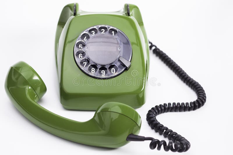 Green telephone stock photo. Image of speak, hang, gadget - 7318