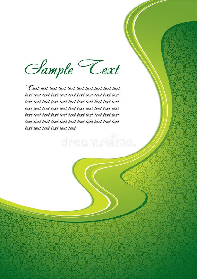 Green template stock vector. Illustration of verde, textured - 8576585
