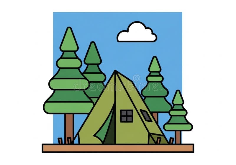 Simplified Evergreen Trees Stock Illustrations – 234 Simplified ...
