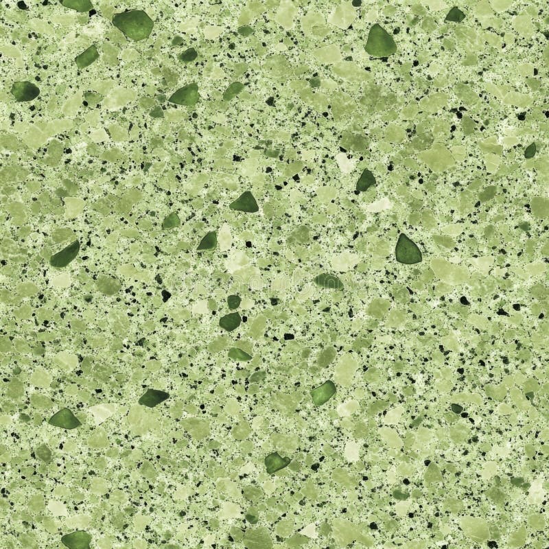 Green Terrazzo Pattern with Mixed Aggregate and Textured Surface Stock ...