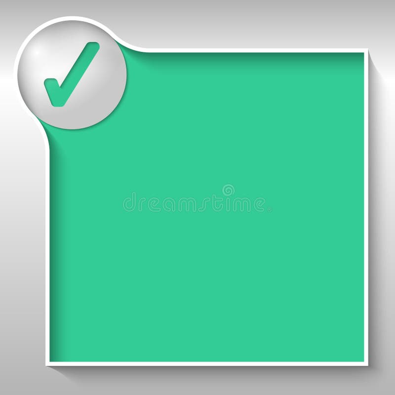 Green text box stock vector. Illustration of card, border - 35120553