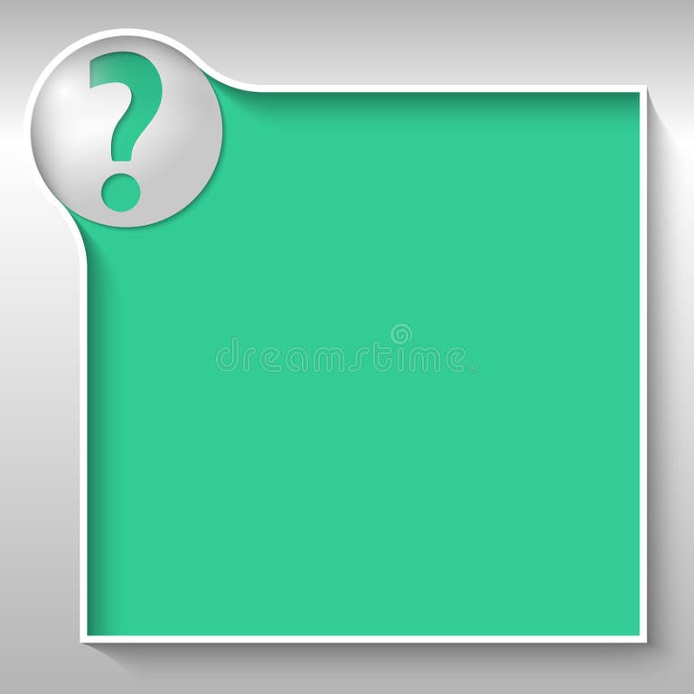 Text Box Any Text Question Mark Stock Illustrations – 24 Text Box Any ...