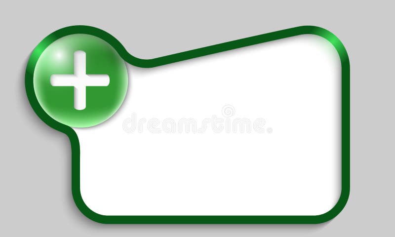 Green text box stock vector. Illustration of collection - 35121197