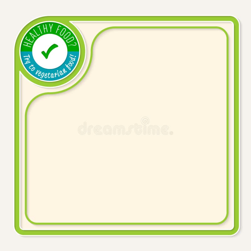 Green text frame stock vector. Illustration of purchase - 34476719