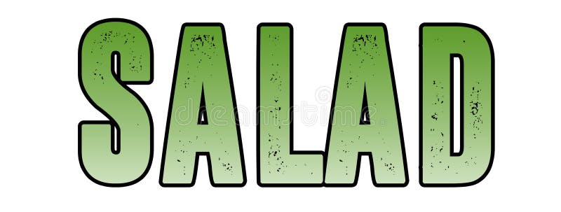 Green text salad stock illustration. Illustration of funny - 270472839