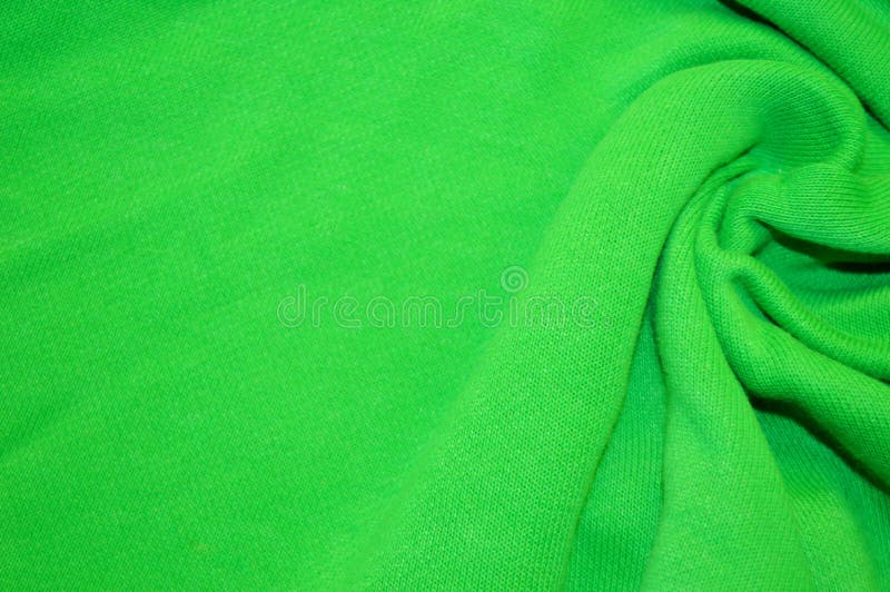 Green Textile Pattern As a Background. Green Material Texture on Fabric ...