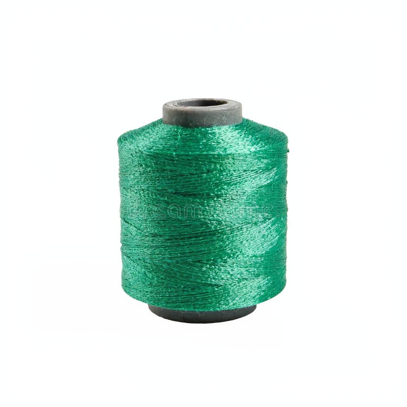 Green Thread Spool Shiny Strong Sewing Thread for Industrial Use with ...