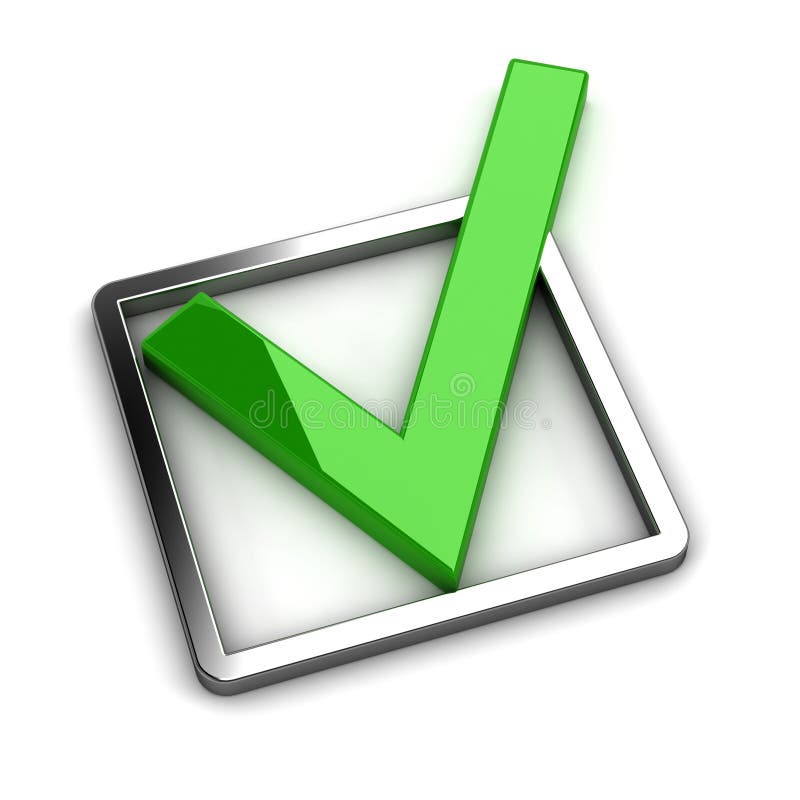 Green tick stock illustration. Illustration of green - 30173019