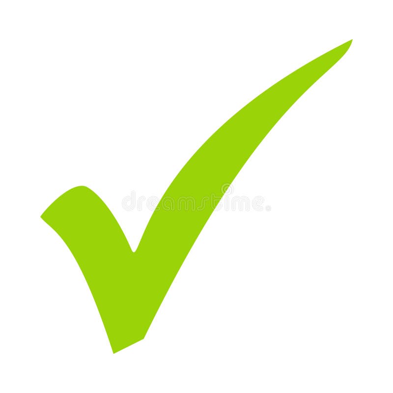 Green Tick icon stock illustration. Illustration of checkmark - 108811739