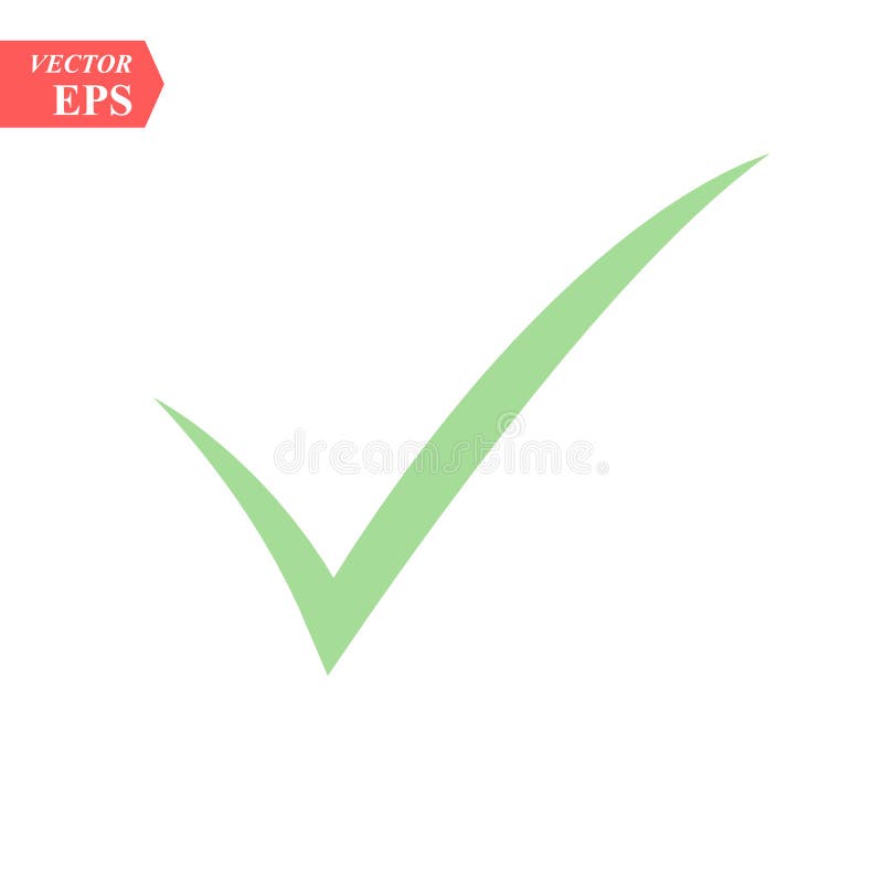 Green Tick Mark for Correct Approved for Your Websites School and ...
