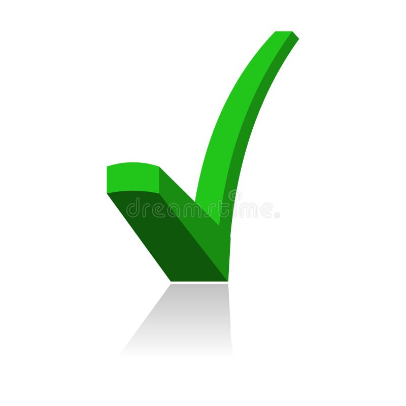 Green Tick Shape Stock Illustrations – 7,677 Green Tick Shape Stock ...
