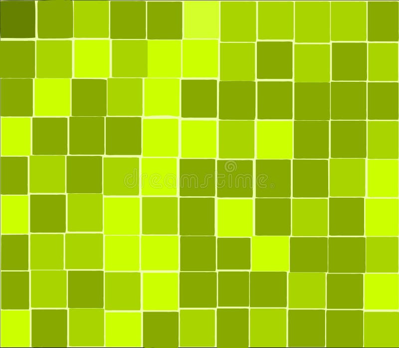 Seamless Green Tiles Texture Stock Illustration - Illustration of ...