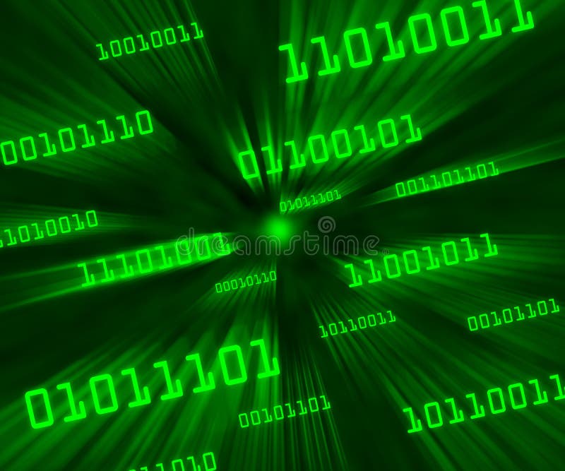Binary Data Spheres Targeted Data Mining Stock Illustration ...