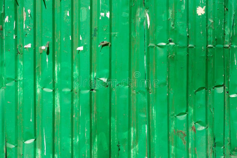 Green tin wall stock photo. Image of hangar, abstract - 53700408