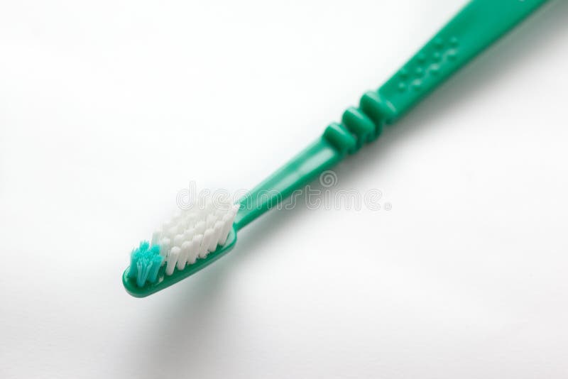 Green Toothbrush stock photo. Image of hygiene, routine - 13552004