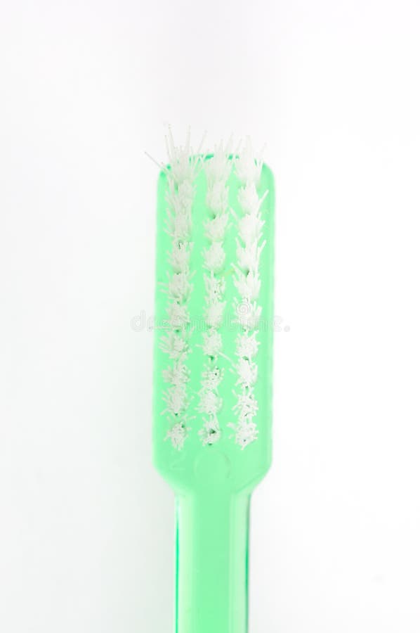 Green toothbrush stock image. Image of plastic, dental - 32662831