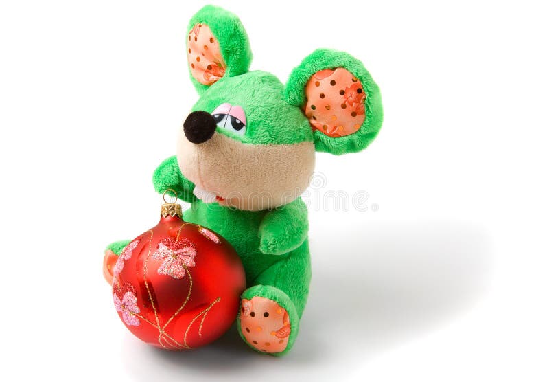 Mouse and ball stock photo. Image of rodent, ball, cheese - 10619674