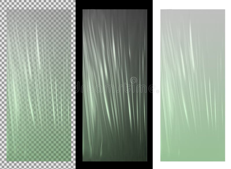 Green Transparent Plastic Wrapper Stock Vector - Illustration of pack ...