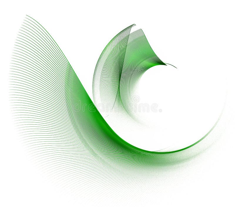 The Green Transparent Striped Elements are Beautifully Spread and ...