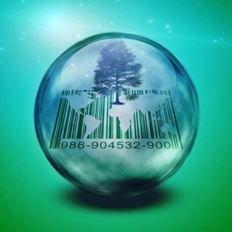 Eco bubble stock illustration. Illustration of data - 123213173
