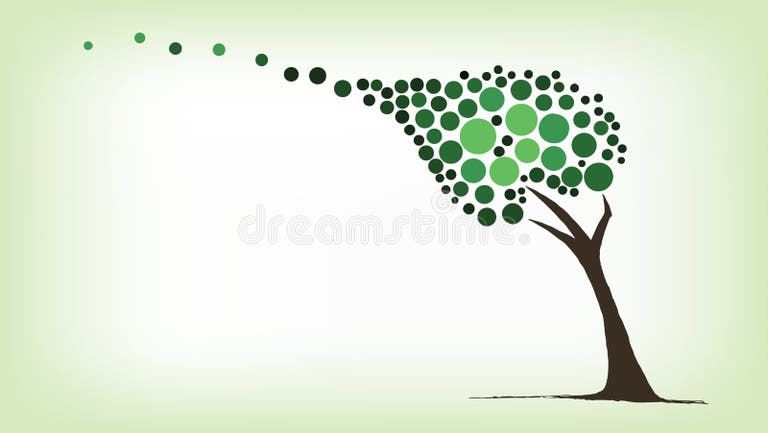 Cartoon Wind Blowing Tree Stock Illustrations – 877 Cartoon Wind ...