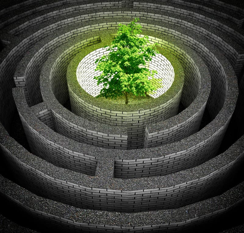 Green tree stock illustration. Illustration of decoration - 72154607