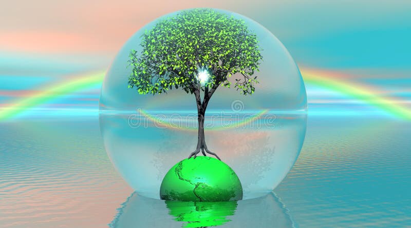 Bubble Inside A Tree