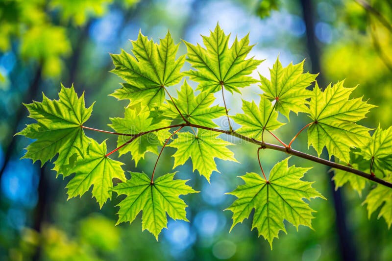 Green tree stock image. Image of flower, copy, evergreen - 336415215