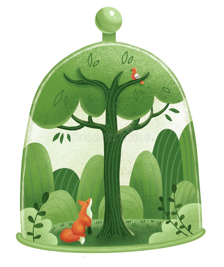 Fox Tree Under Stock Illustrations – 131 Fox Tree Under Stock ...