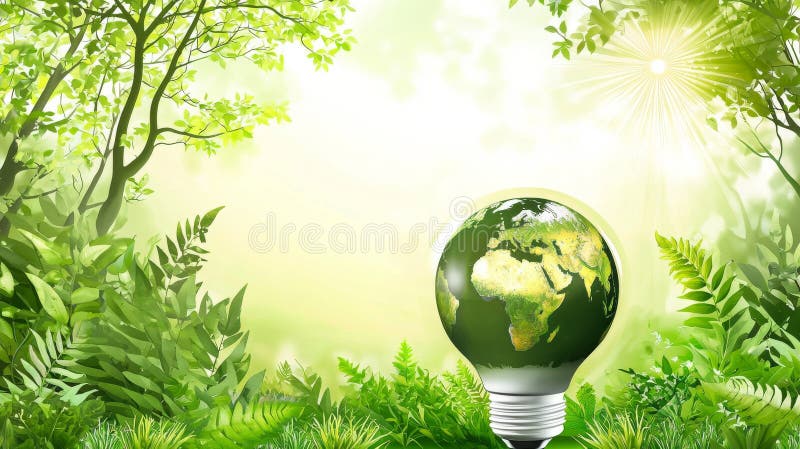 A Green Tree with a Globe, Representing Sustainable Growth and ...