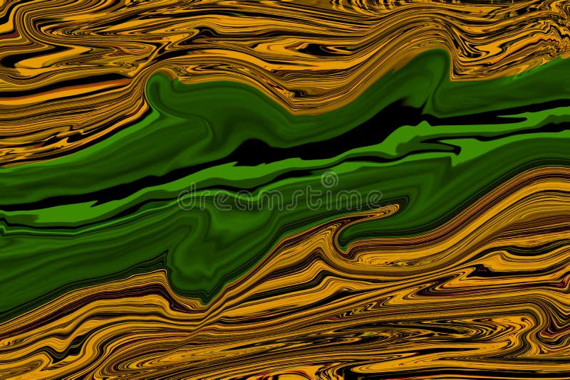 Green Tree on the Ground 3d Abstract Design Stock Image - Image of ...