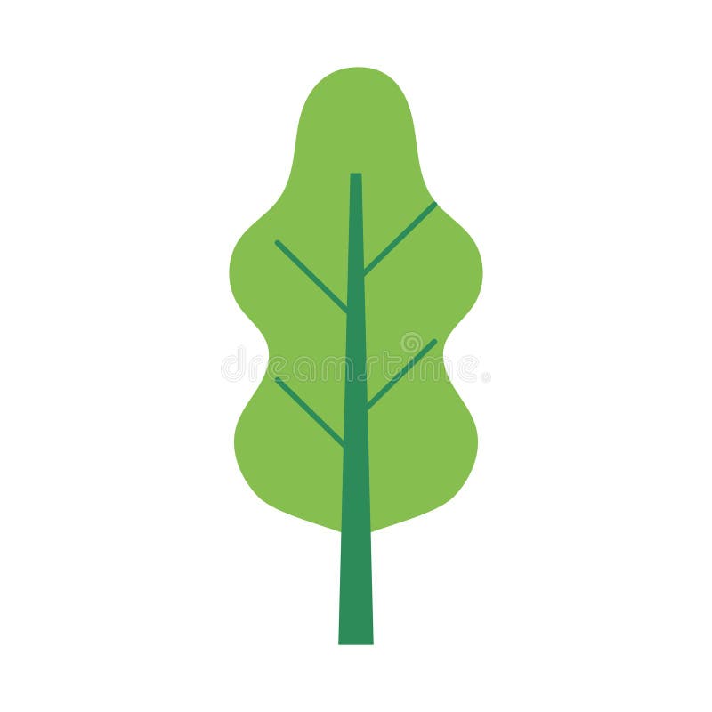 Green tree cartoon stock illustration. Illustration of icon - 242867926