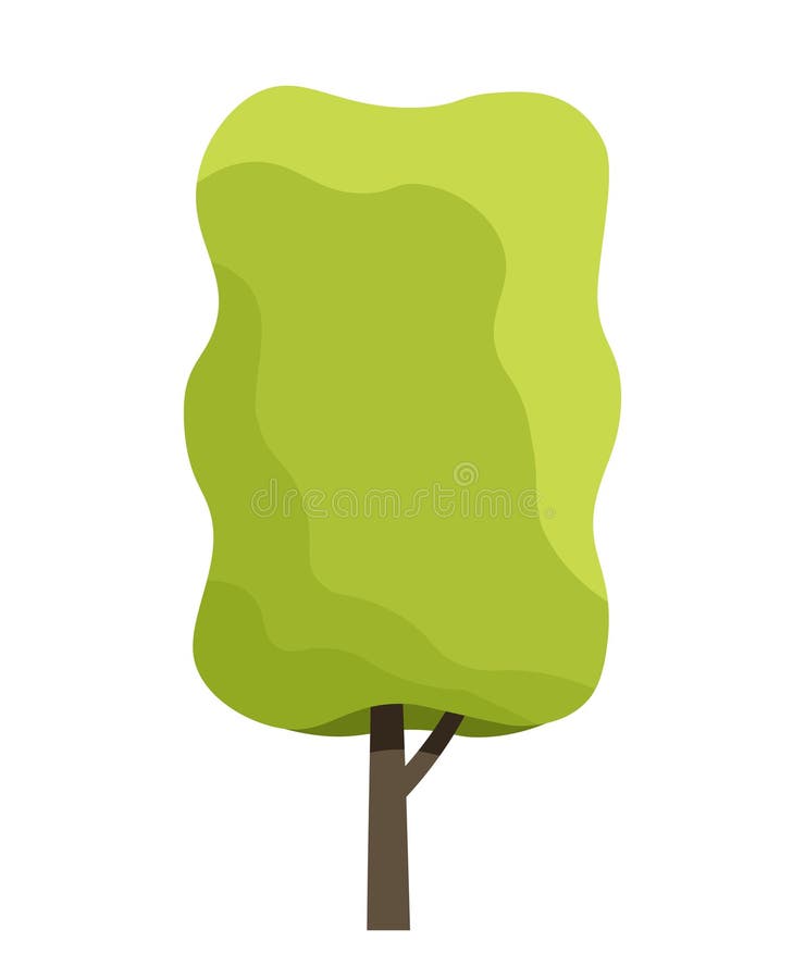 Green Tree icon stock vector. Illustration of summer - 247803910