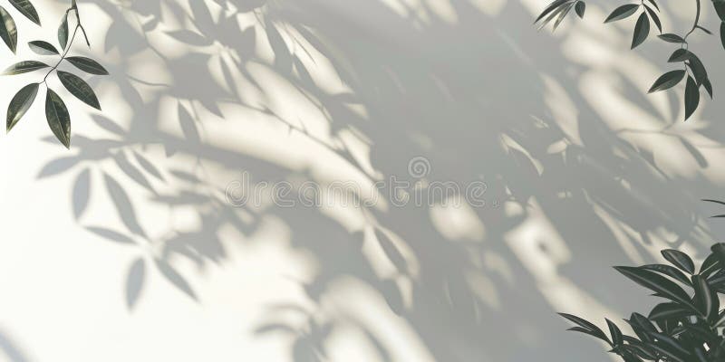 Green Tree Leaf Shadows stock photo. Image of trees - 366019598