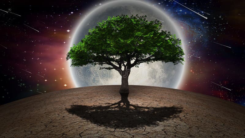 Green tree of Life stock illustration. Illustration of world - 212091191