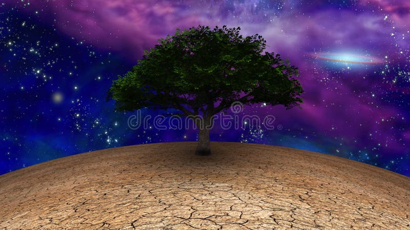 Green Tree of Life stock illustration. Illustration of glowing - 147533418