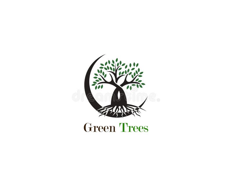 Tree Logo Nature Design Image of Tree Ecology Element Vector Stock ...