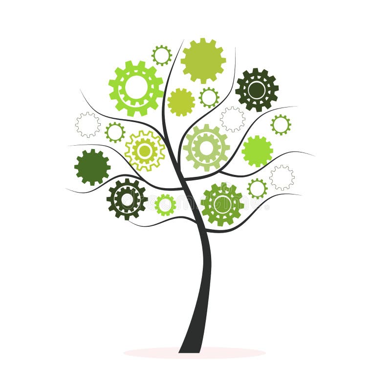 Gears in vector stock vector. Illustration of drawing - 11222174