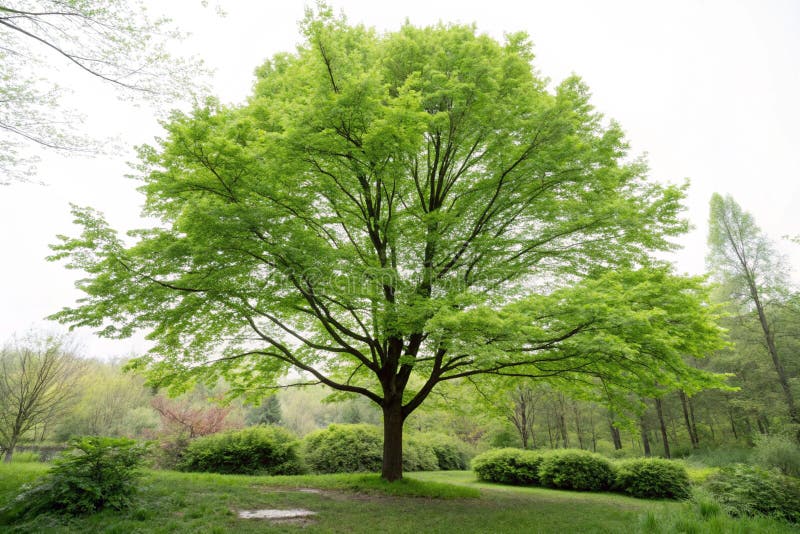 Green Tree - a Natural Shrub As a Refreshing Background Stock ...