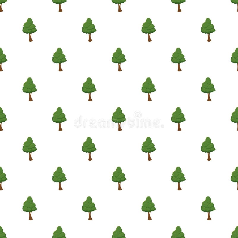 Green tree pattern stock vector. Illustration of repeat - 98320459