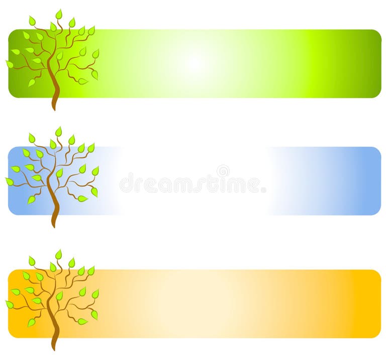 Green Tree Web Page Logos stock illustration. Illustration of ...