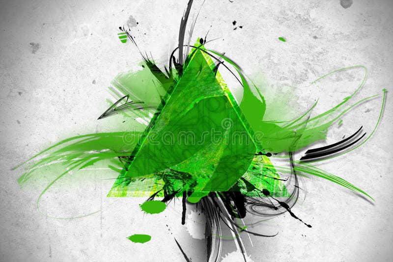 Green Triangle Bundle Infographic Elements Presentation Template ...