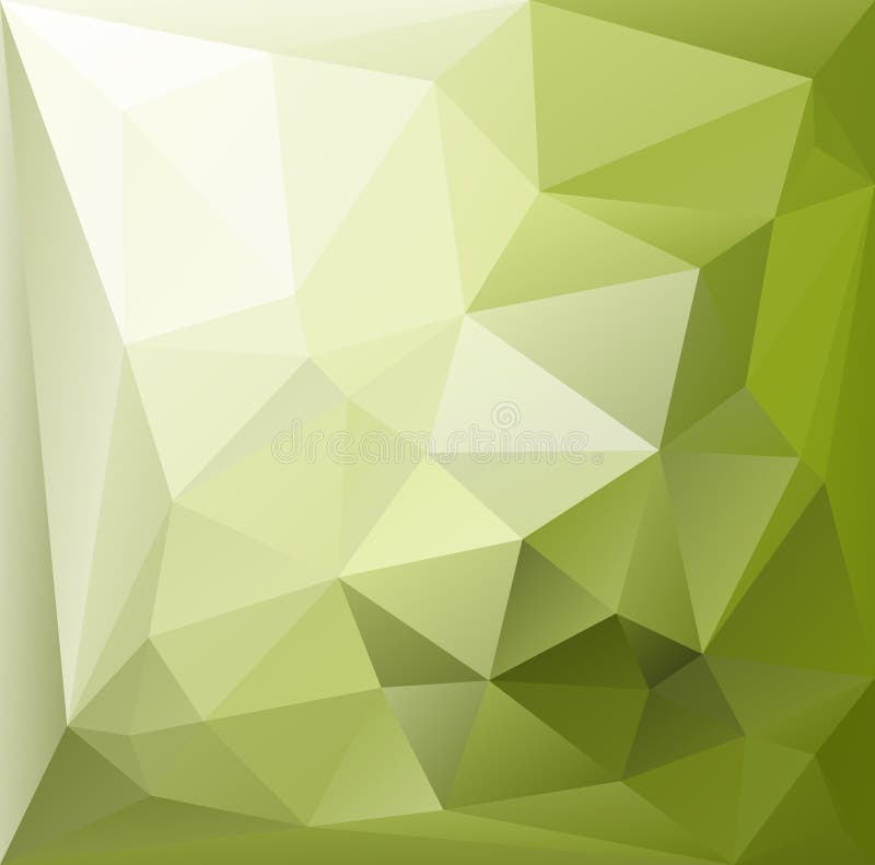 Green triangle background stock vector. Illustration of contemporary ...