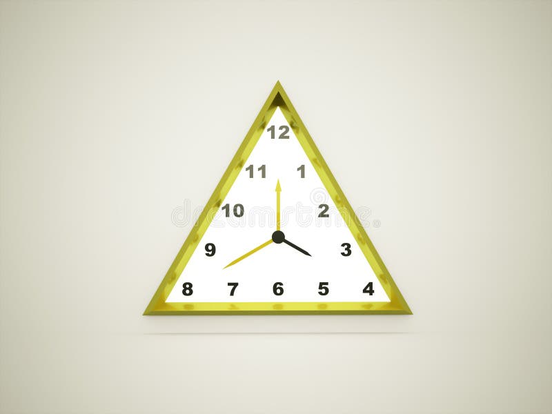Triangle Clock Stock Illustrations – 1,500 Triangle Clock Stock ...