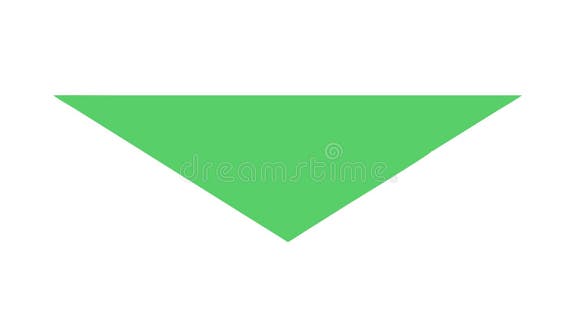 Green Triangle Shape Icon Vector Graphic, Basic Geometric Element ...