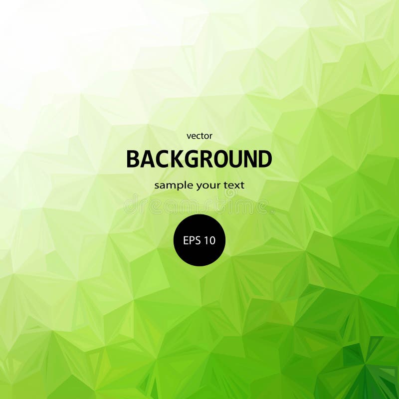 Green Triangle Template for Presentation, Layout for Advertising ...