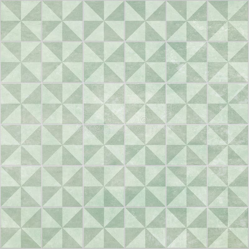 Green Triangle Tiles stock photo. Image of tile, blue - 100932224